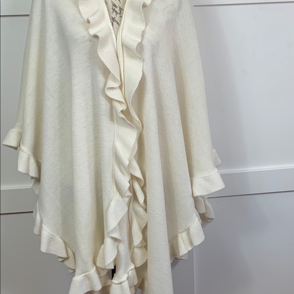 croft & barrow | Jackets & Coats | Ruffled Cape | Poshmark